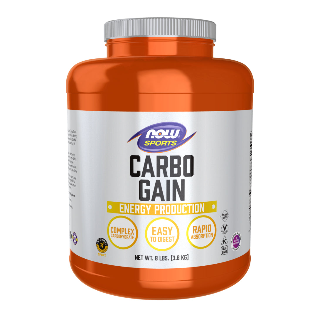 Carbo Gain - 8 lb | NOW – NUTRI-BODIES